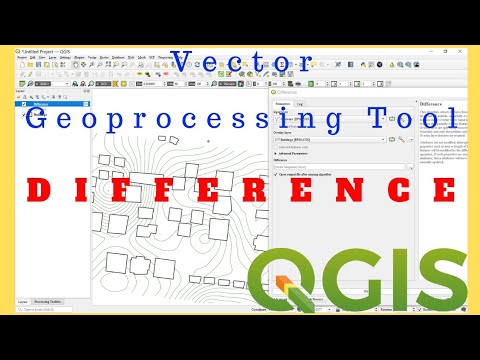 How to Use the Difference Tool in QGIS | GIS Vector Overlay Tools - YouTube