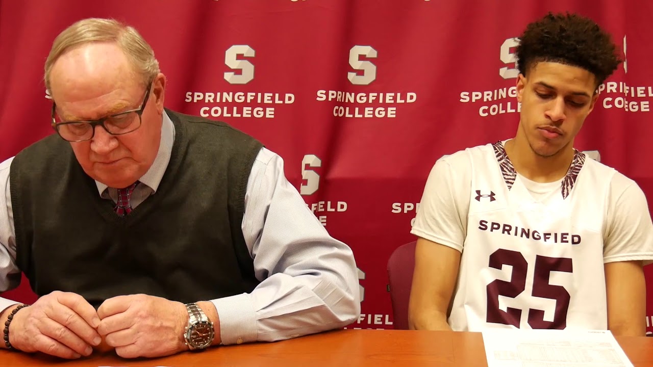 Springfield College Men's Basketball Postgame Comments - 1/29 - YouTube