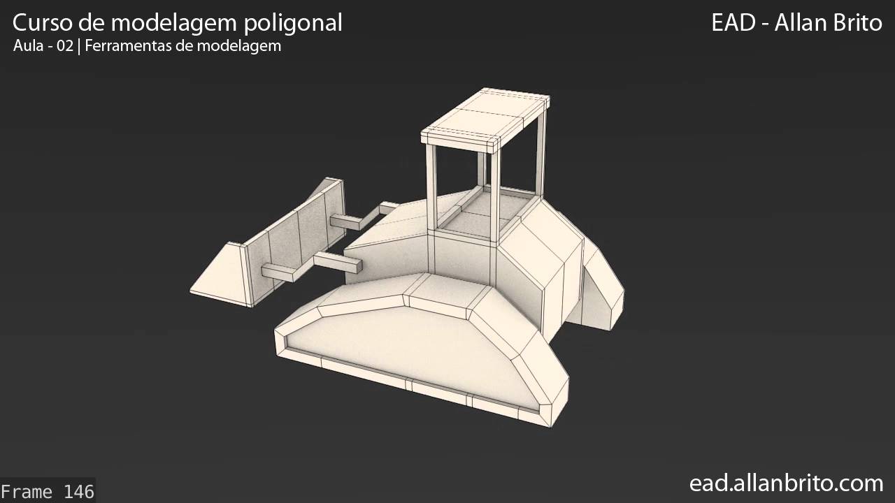 Curso de modelagem poligonal com Blender 2.6: Exercício aula 02 - YouTube