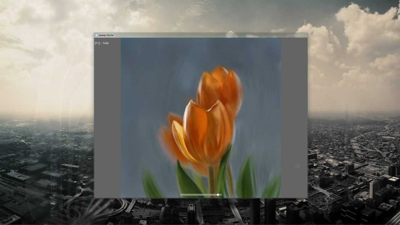 Free paint software "SpeedyPainter": tulips - YouTube