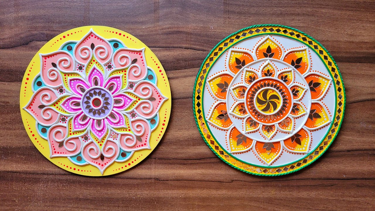 How to Make Beautiful Lippan Art | Step-by-Step Lippan Art Tutorial ...