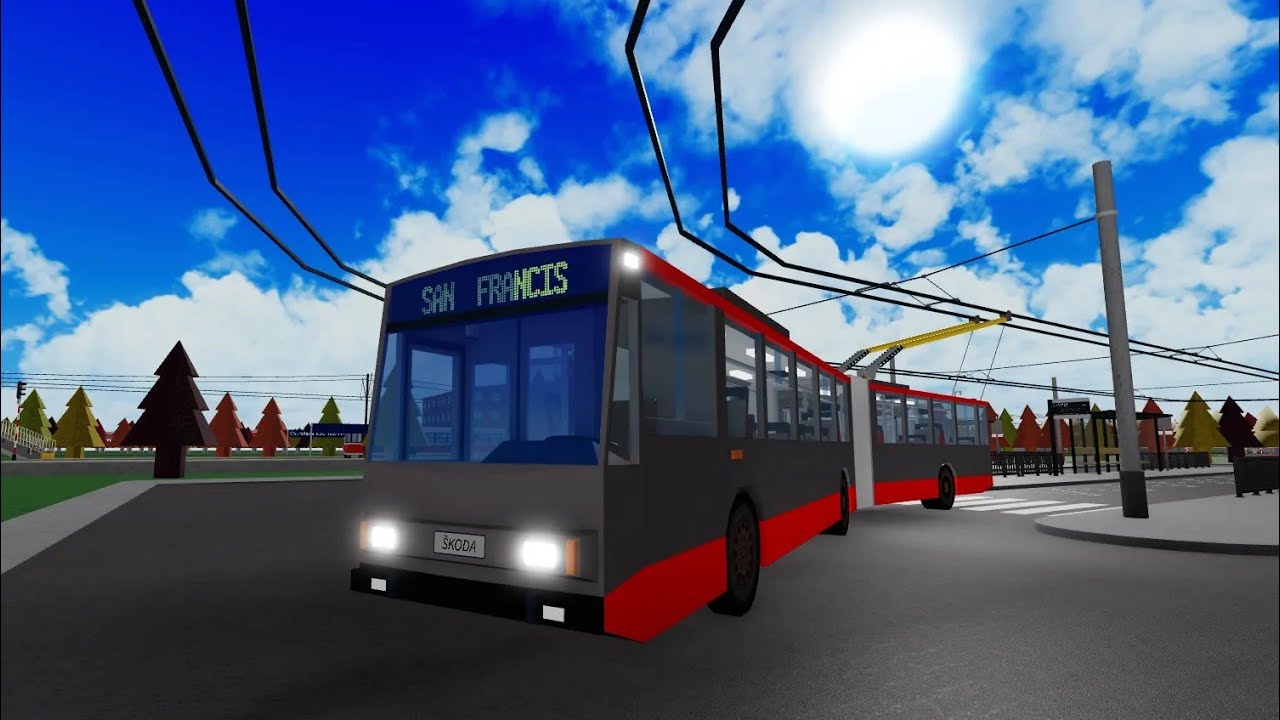 Roblox Nid S Buses Škoda 15TrSF - YouTube