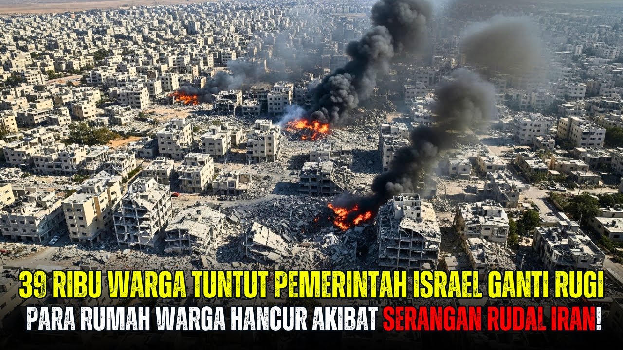 Karma Israel‼️ 39 Ribu Warga Israel Tuntut Ganti Rugi! Rumah Hancur ...