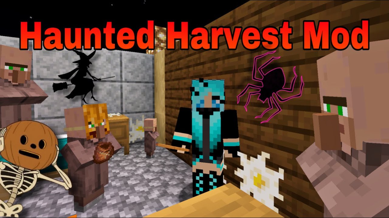 Haunted Harvest Mod for Minecraft 1.16.5 - Villagers go trick or ...