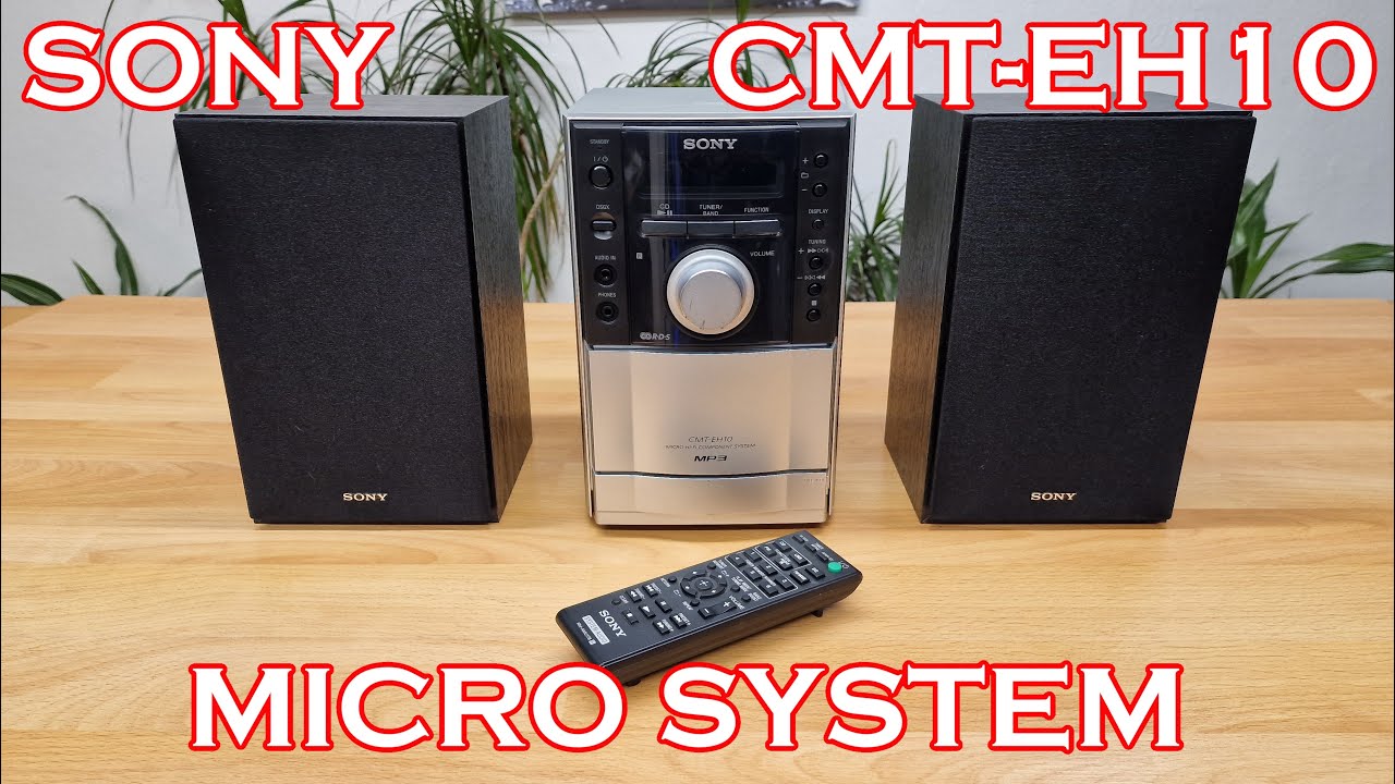 SONY CMT-EH10 Micro Hi-Fi System - Test + 360 View - YouTube