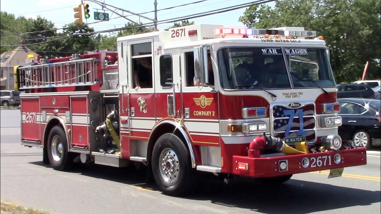 Toms River Fire Department Engine 2671 Responding 8-3-22 - YouTube