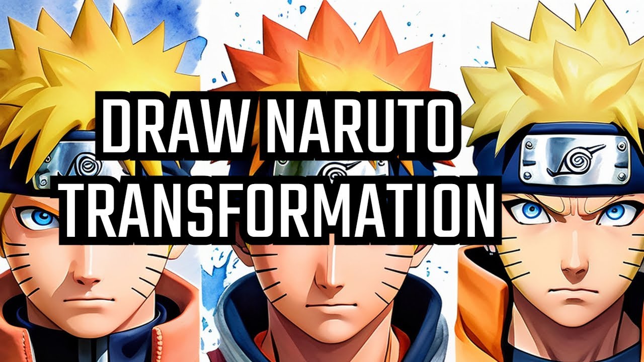 Watercolor Naruto Transformation: Learn how to draw using this popular ...