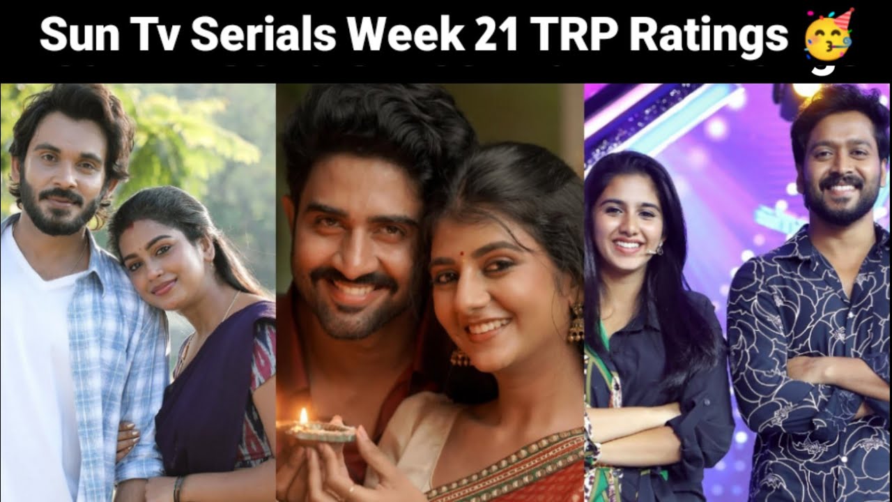 Sun Tv All Serials Week 21 TRP Ratings 🥳 All Serials Week 21 TRP ...