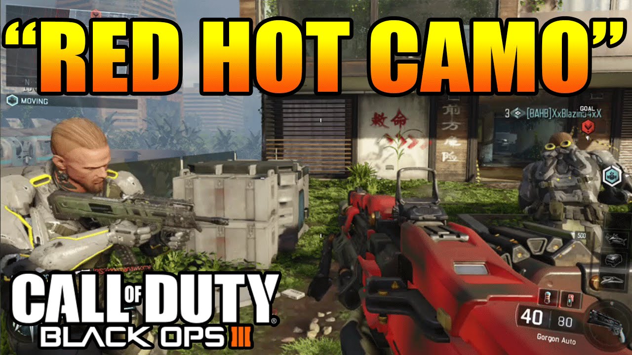 BLACK OPS 3 "RED HOT DLC CAMO" IDEA! (CoD BO3 DLC Camo Idea's) CoD BO ...