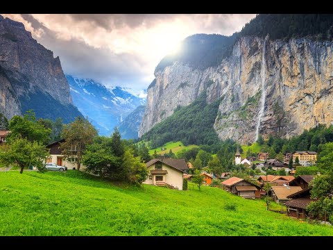 Flying Over Switzerland 4K Video UHD | Sounds to Sleep, Study, Relax ...