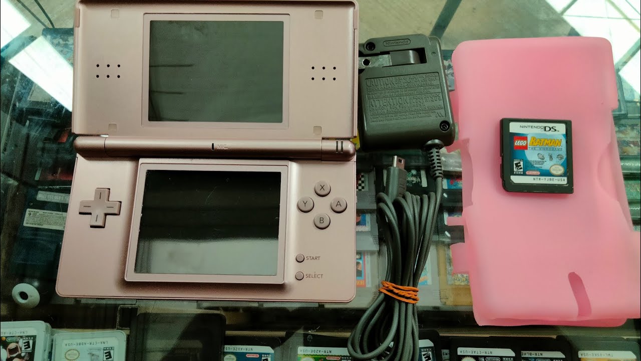 Nintendo DS lite Rosa metalico - YouTube