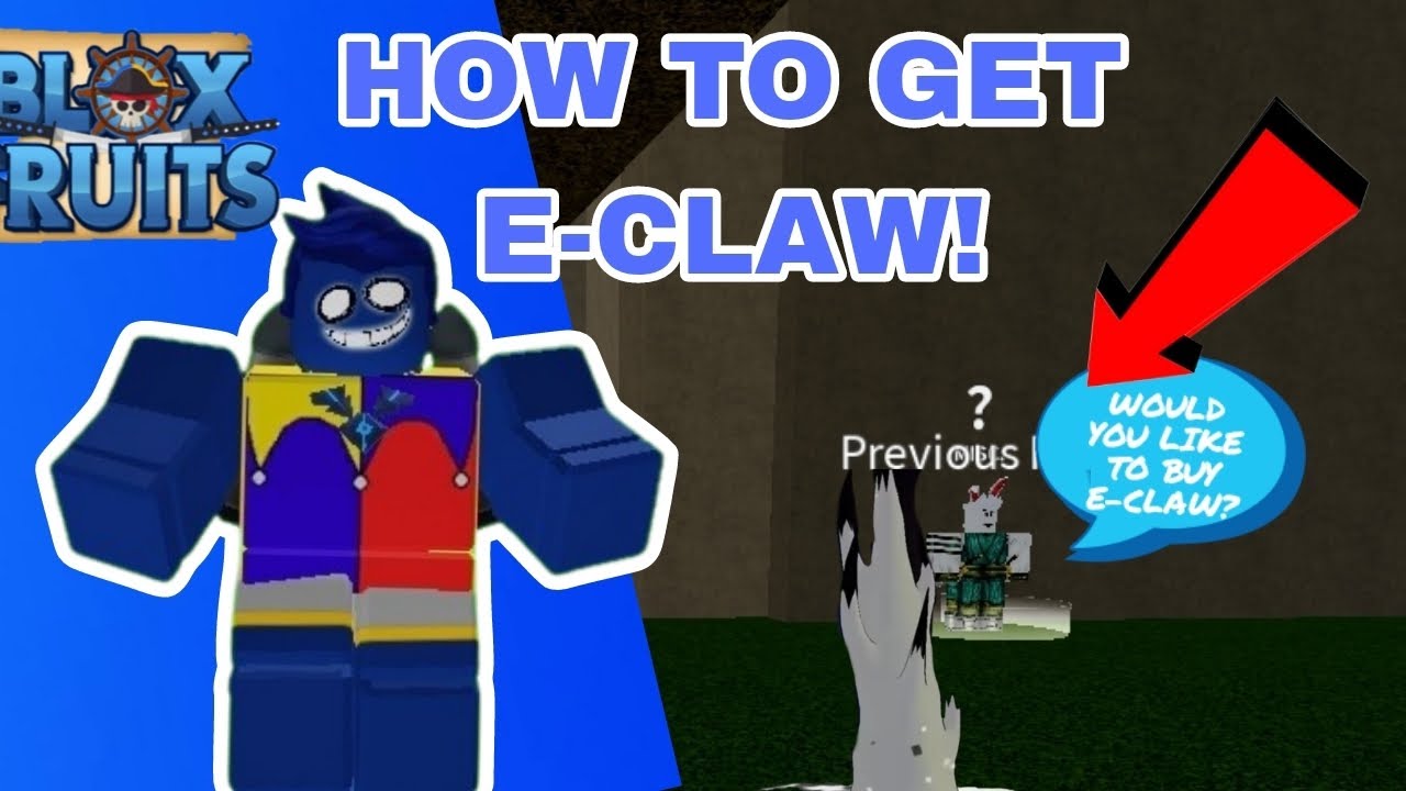 HOW TO GET E-CLAW IN BLOX FRUITS +SHOWCASE!! - YouTube