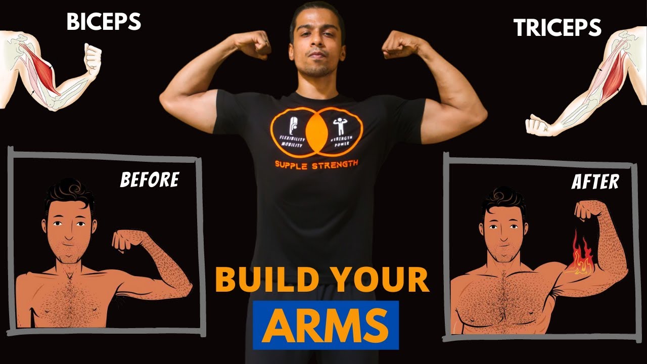 Build Your Arms With These Exercises (SKINNY ARMS SOLUTION !!) - YouTube
