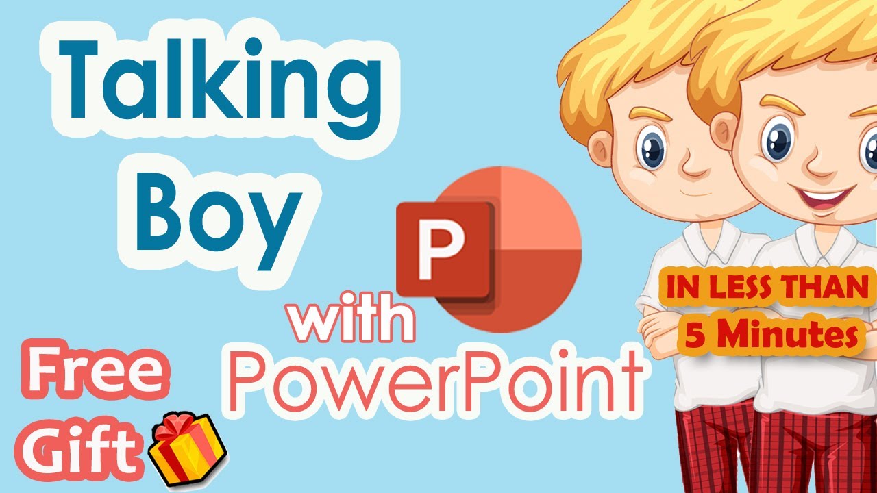 How-to create a Talking Boy with PowerPoint in 5 minutes | Mouth ...