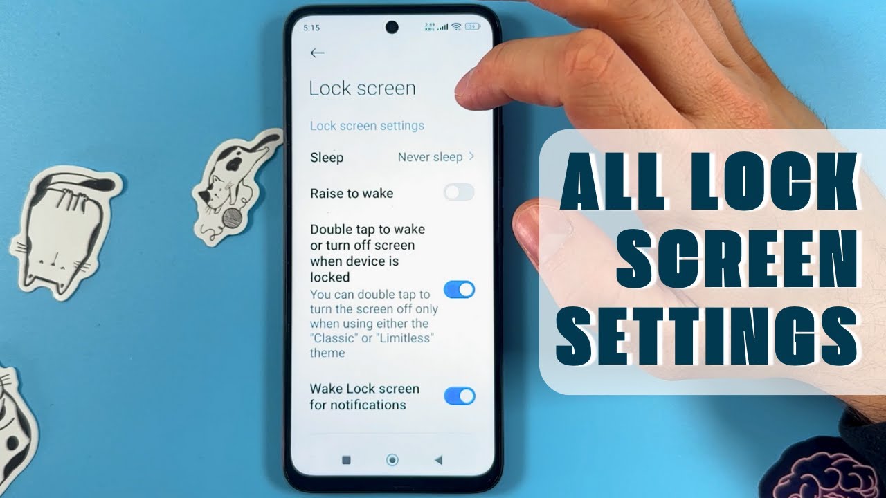 All Lock Screen Settings on Xiaomi Redmi 13 - YouTube