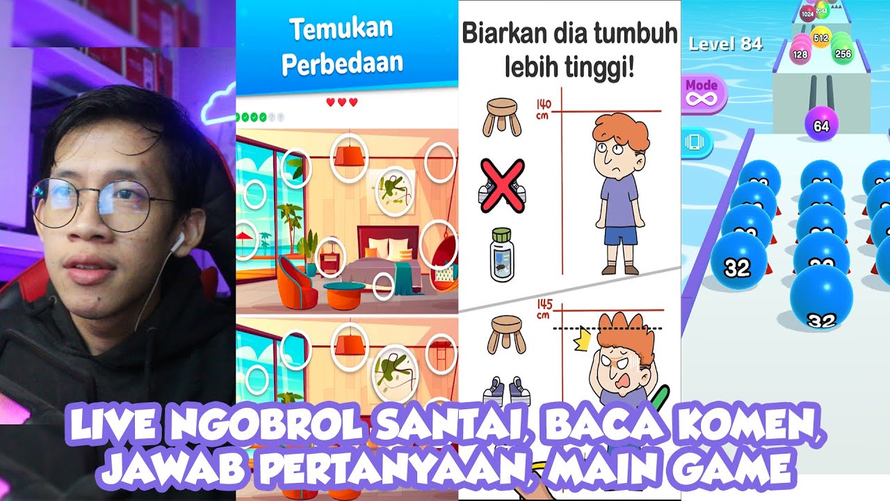 🔴 LIVE NGOBROL SANTAI, BACA KOMEN, GAME RINGAN, TEBAK TEBAKAN, RATE IG ...