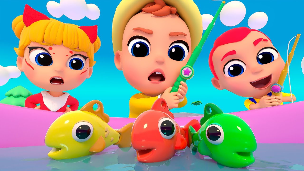 10 Little Fishies Song | Nursery Rhymes & Kids Songs | Tinytots - YouTube