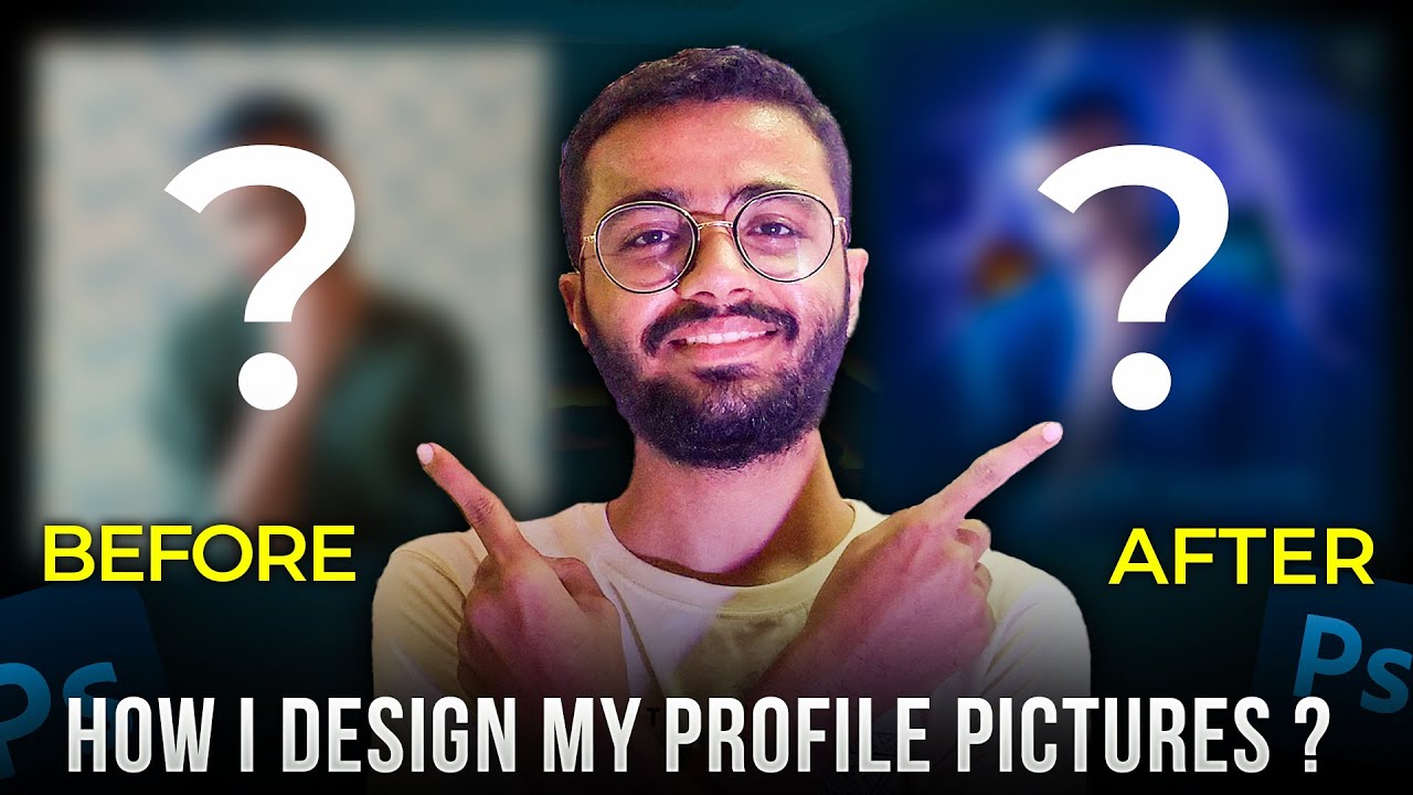 How I Design My Profile Images in Photoshop - YouTube