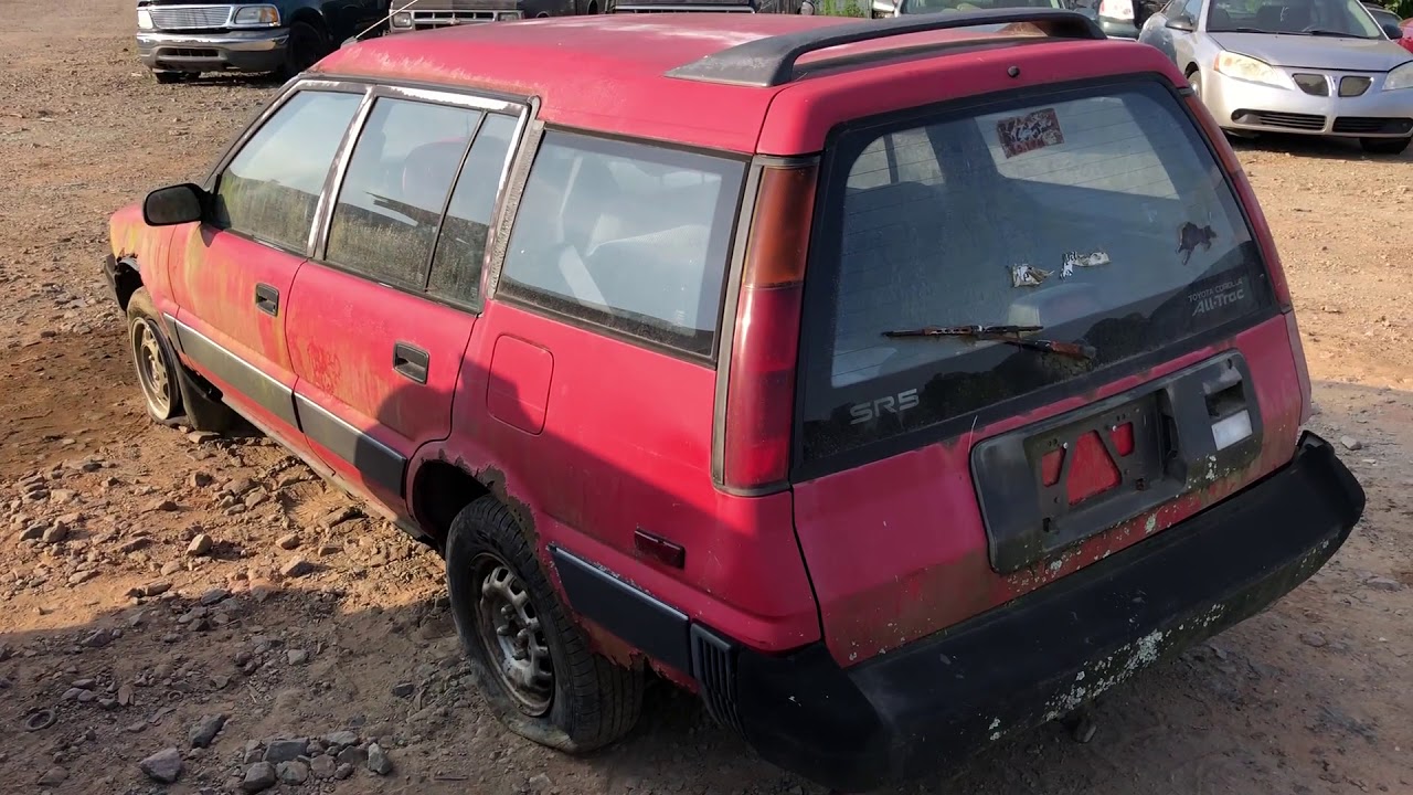 89 toyota corolla SCRAPPED - YouTube