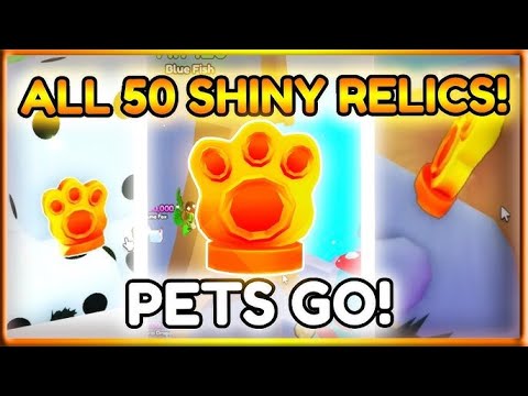 PETS GO! - How to Find All 50 Shiny Relic Locations | Roblox - YouTube