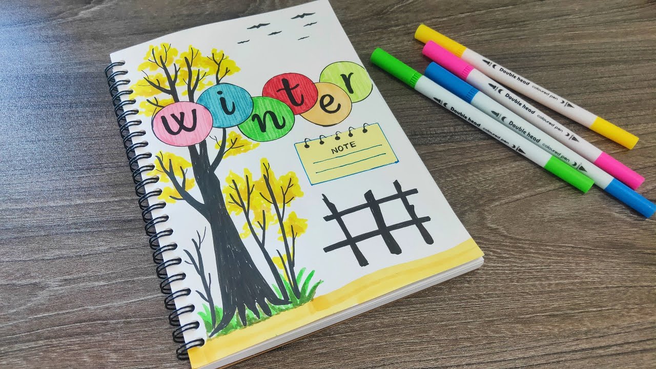 Creative Front Page Idea: Winter - Tuyet Mai Calligraphy - YouTube