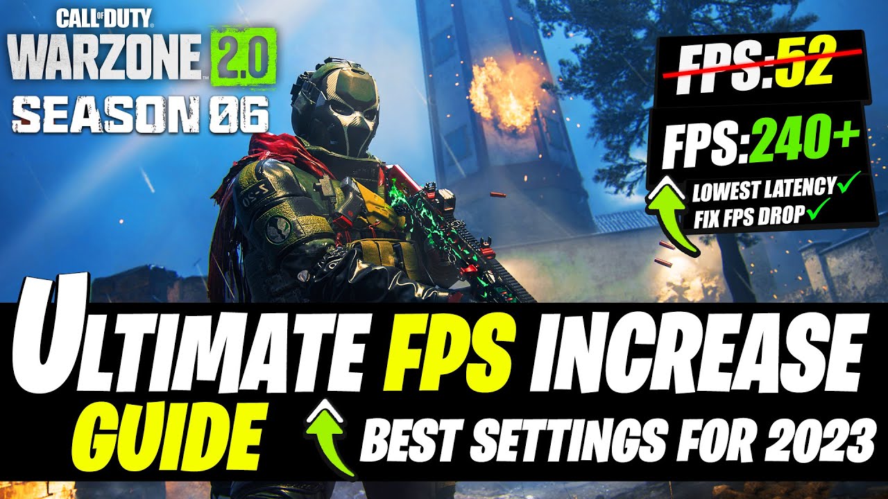 🔧 COD WARZONE 2.0 SEASON 6 Dramatically increase performance / FPS with ...
