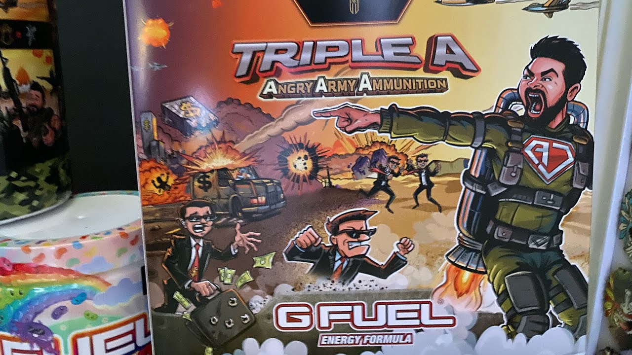 Angry Army Ammunition (Triple A) - GFUEL Unboxing! - YouTube