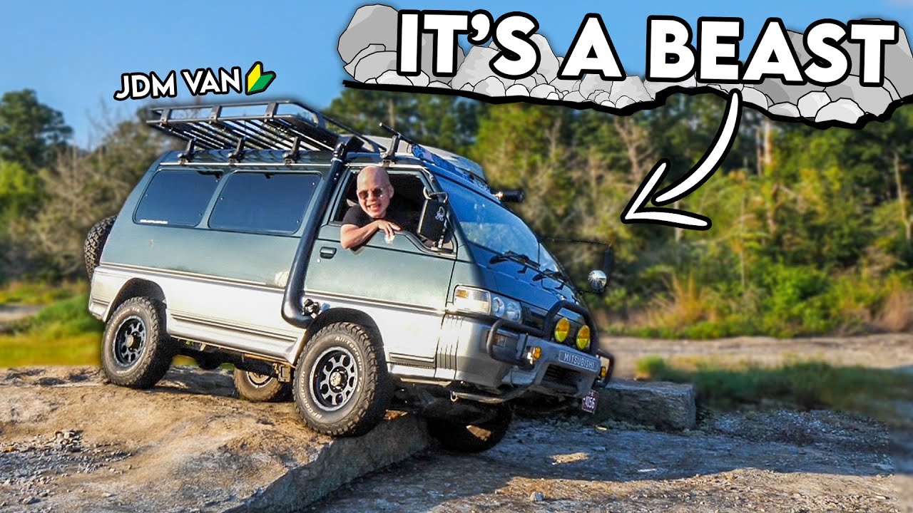 JDM 4x4 Van OFFROAD TEST #1 - YouTube