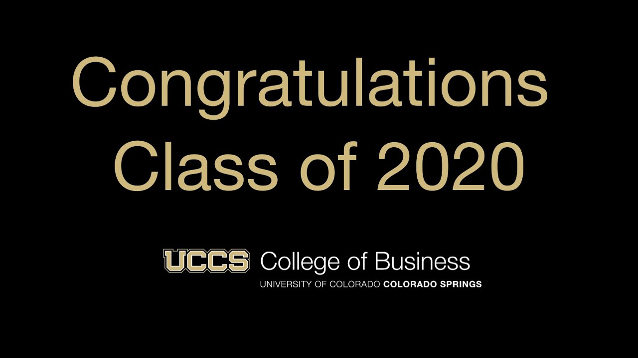 Congratulations Class of 2020 - YouTube