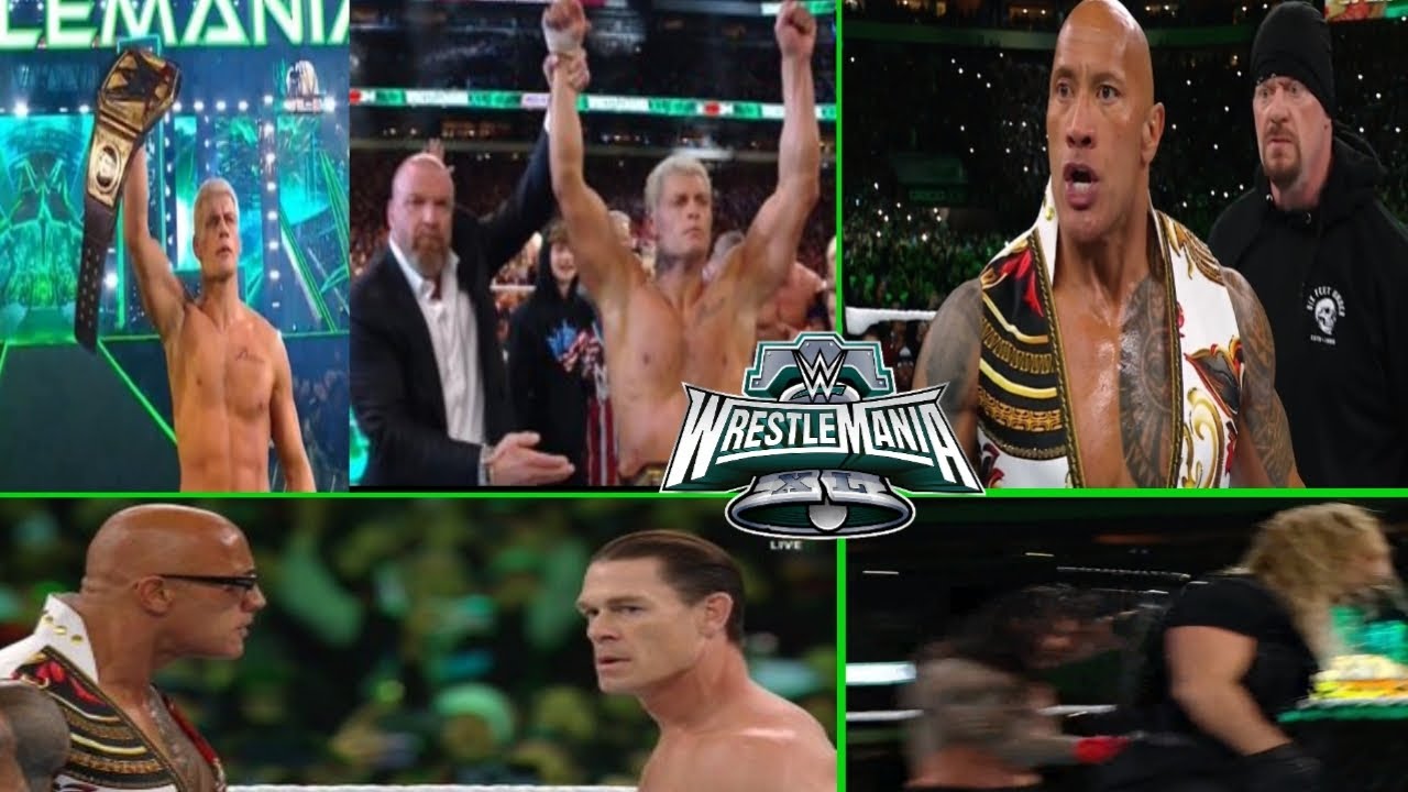 Finally Cody Rhodes Finish the Story🤯The Rock face off with John Cena ...