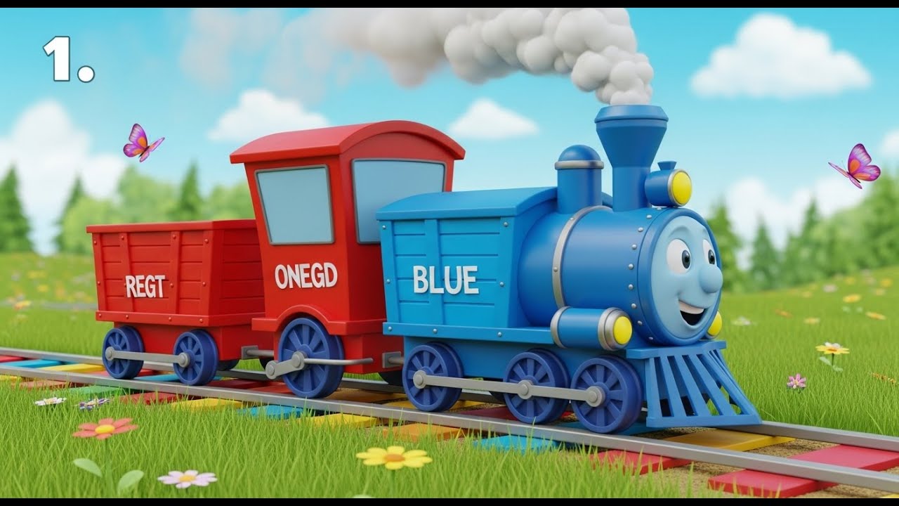 Yes Yes Train Lost a Wagon – Find the Missing Color! | Interactive ...