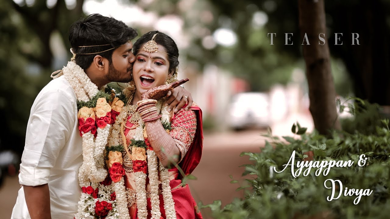 Ayyappan Divya Wedding Teaser - YouTube