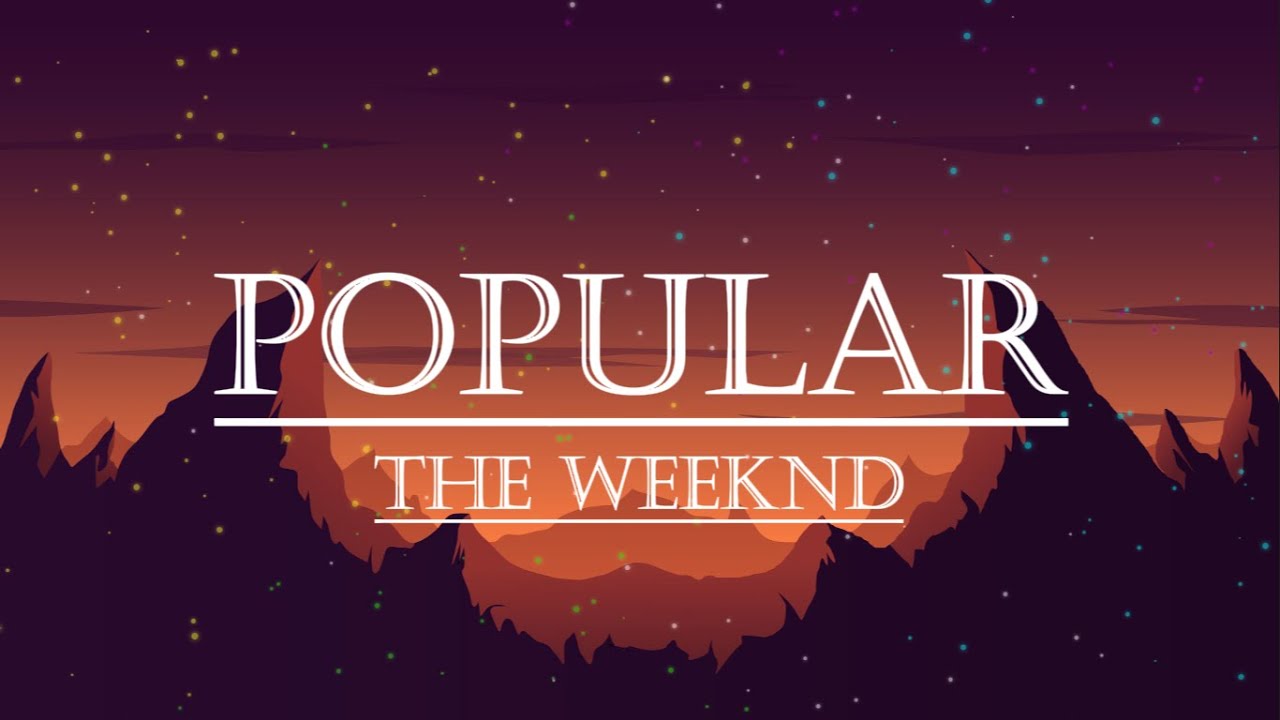 The Weeknd, Madonna, Playboi Carti - Popular (Lyrics) - YouTube