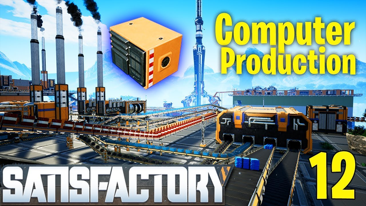 POWER OF COMPUTER | COMPUTER PRODUCTION SETUP!! SATISFACTORY PART- 12 ...