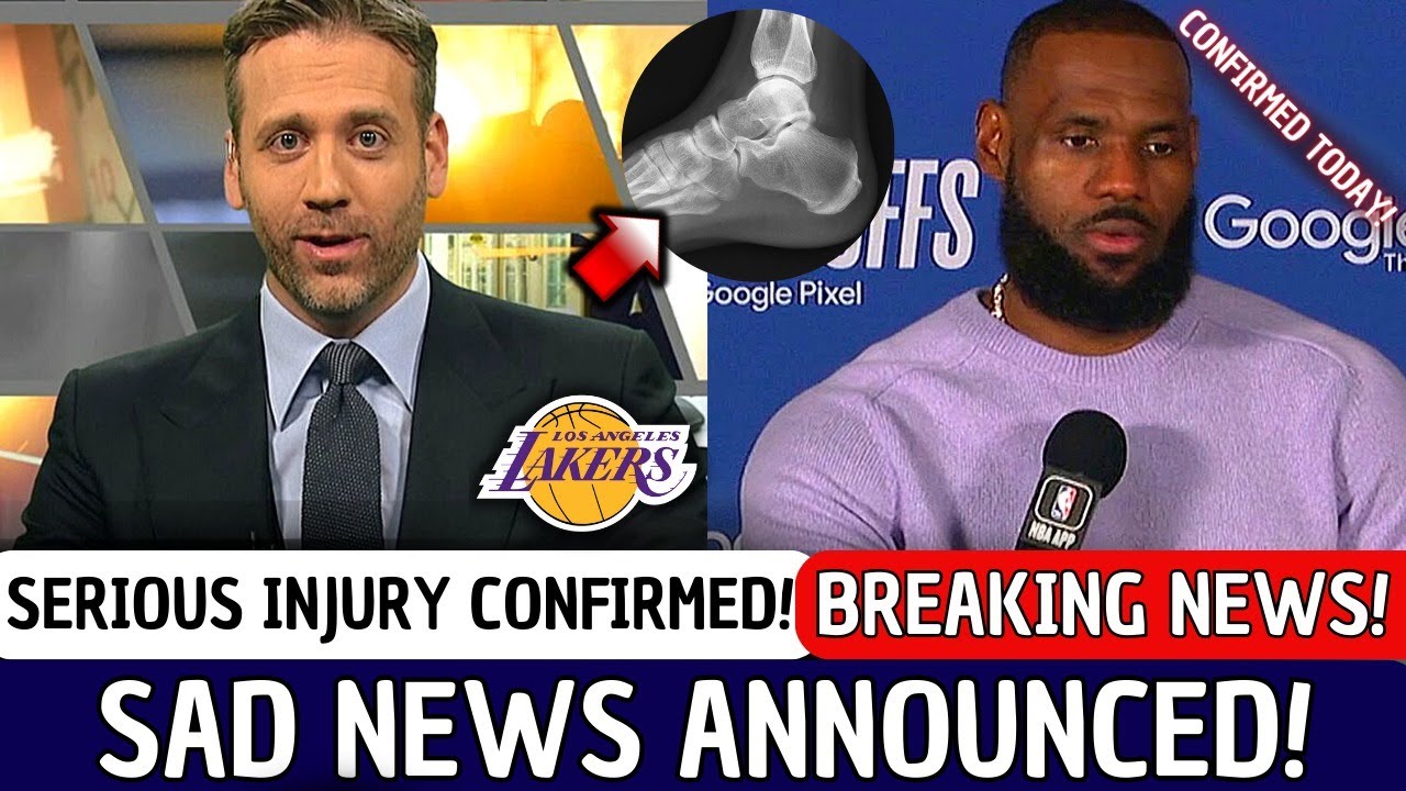 SAD NEWS! OUT OF SEASON! LEBRON JAMES HAS SERIOUS INJURY! LAKERS NEWS ...