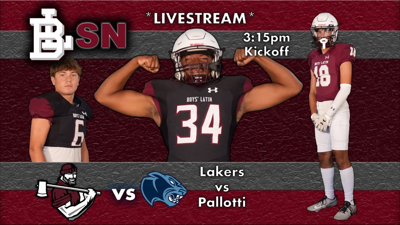 Boys' Latin Varsity Football vs St Vincent Pallotti - YouTube