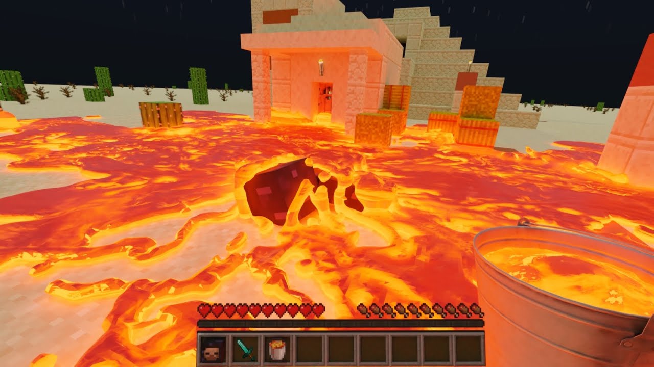 Realistic Lava in Minecraft ! - YouTube