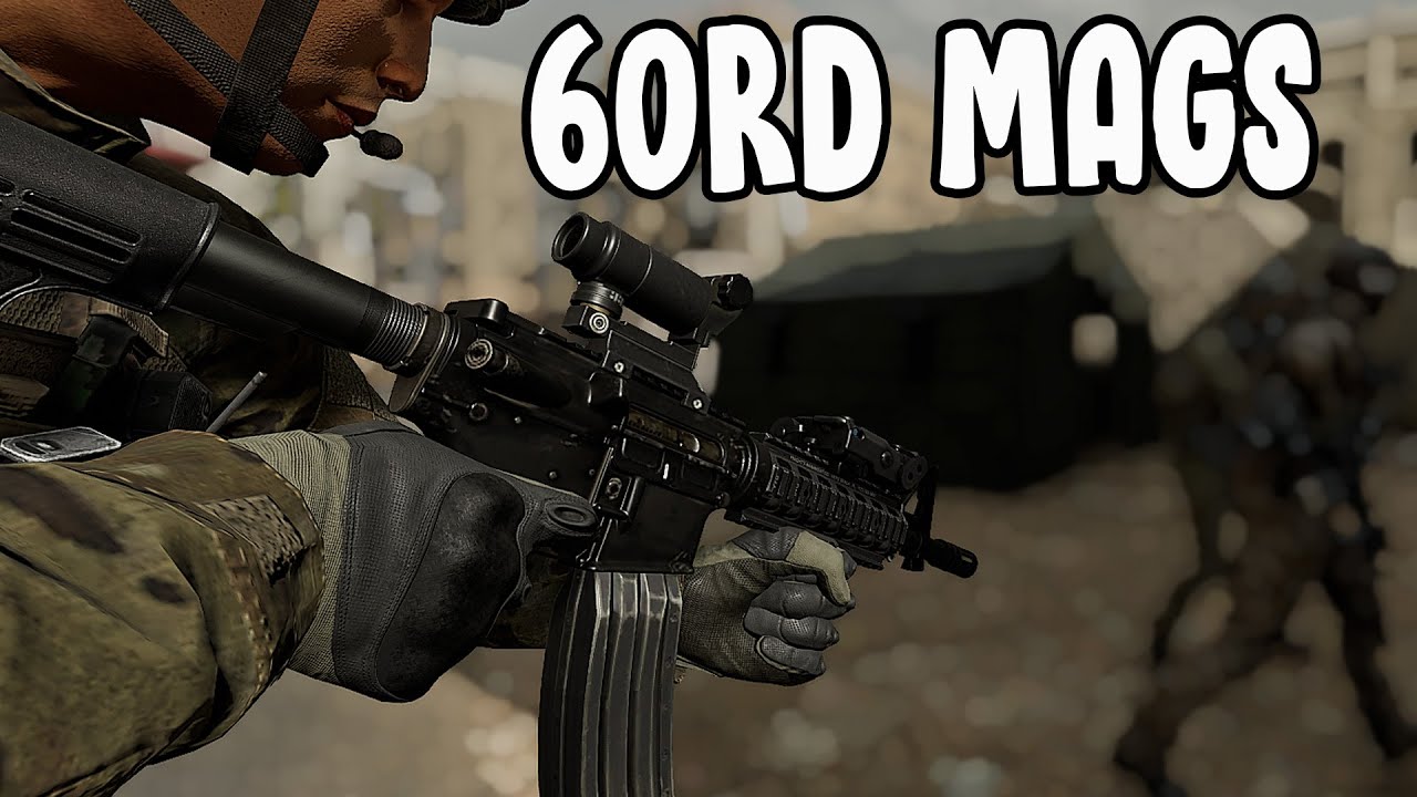 60rd Quad stack Magazine Insurgency Sandstorm Mods - YouTube