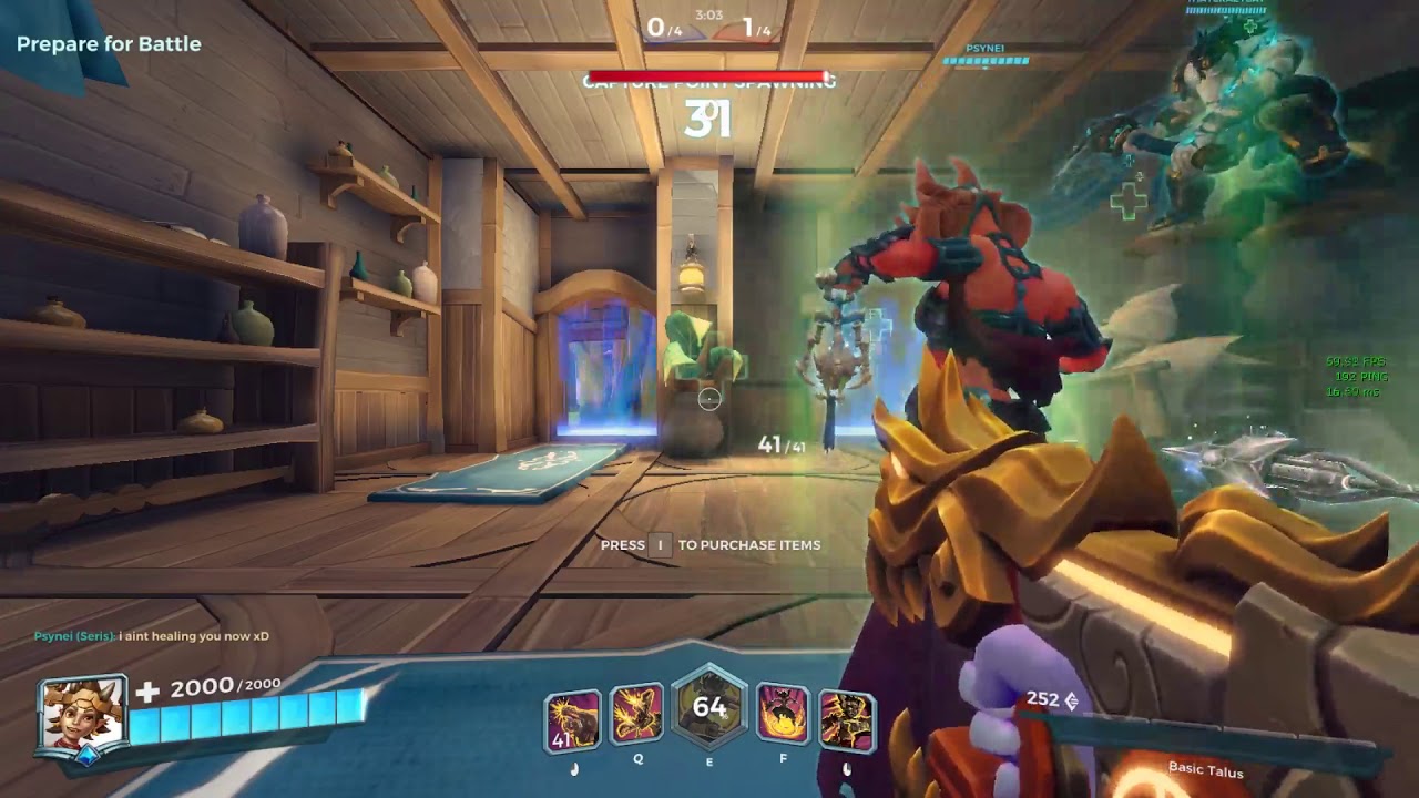 Paladins OB Patch 61 PTS - Talus New Skin Oni, Voice, Spray, Emote ...