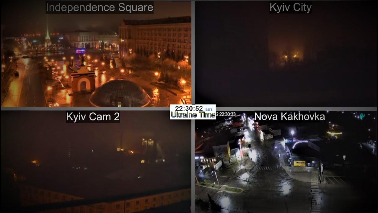 Ukraine Live Camera - Multiple Cameras (Russian invasion) #ukraine # ...