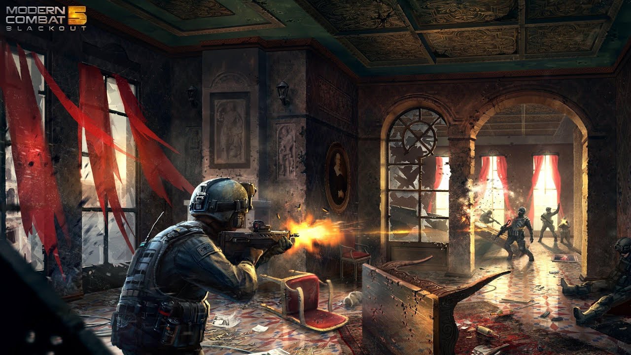 Modern Combat 5 - Gameplay | Part - 1 | High graphics | - YouTube