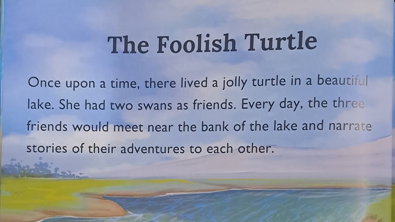 THE FOOLISH TURTLE | ANIMAL TALES FROM PANCHATANTRA | ENGLISH STORY ...