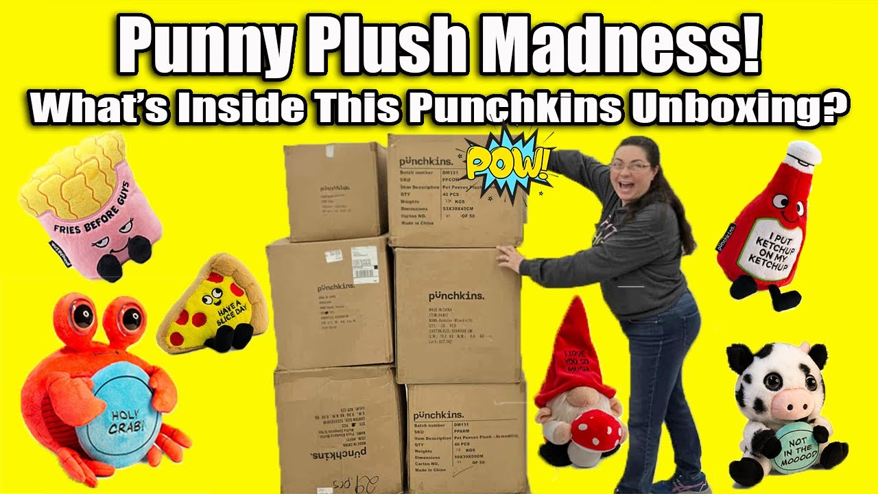 Punny Plush Madness! 🧸 What’s Inside This Punchkins Unboxing? - YouTube