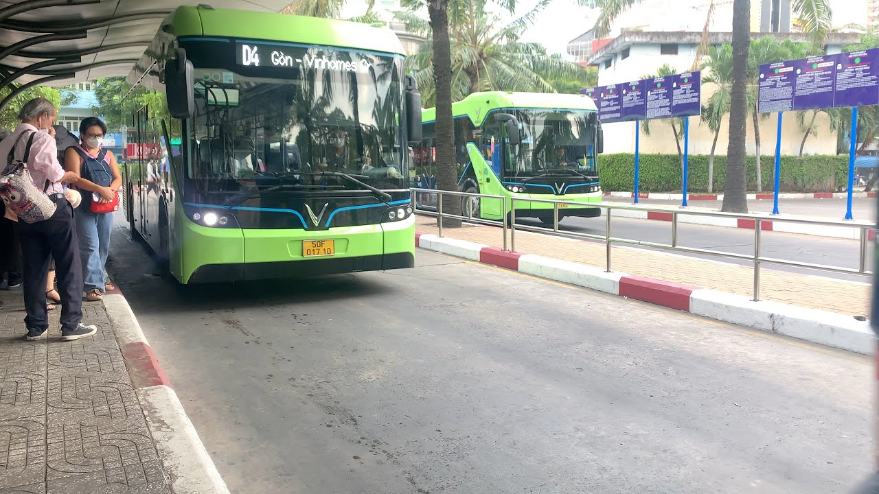 [LỘ TRÌNH CŨ] Full hành trình lượt về xe buýt điện tuyến D4 (từ BXB Sài ...