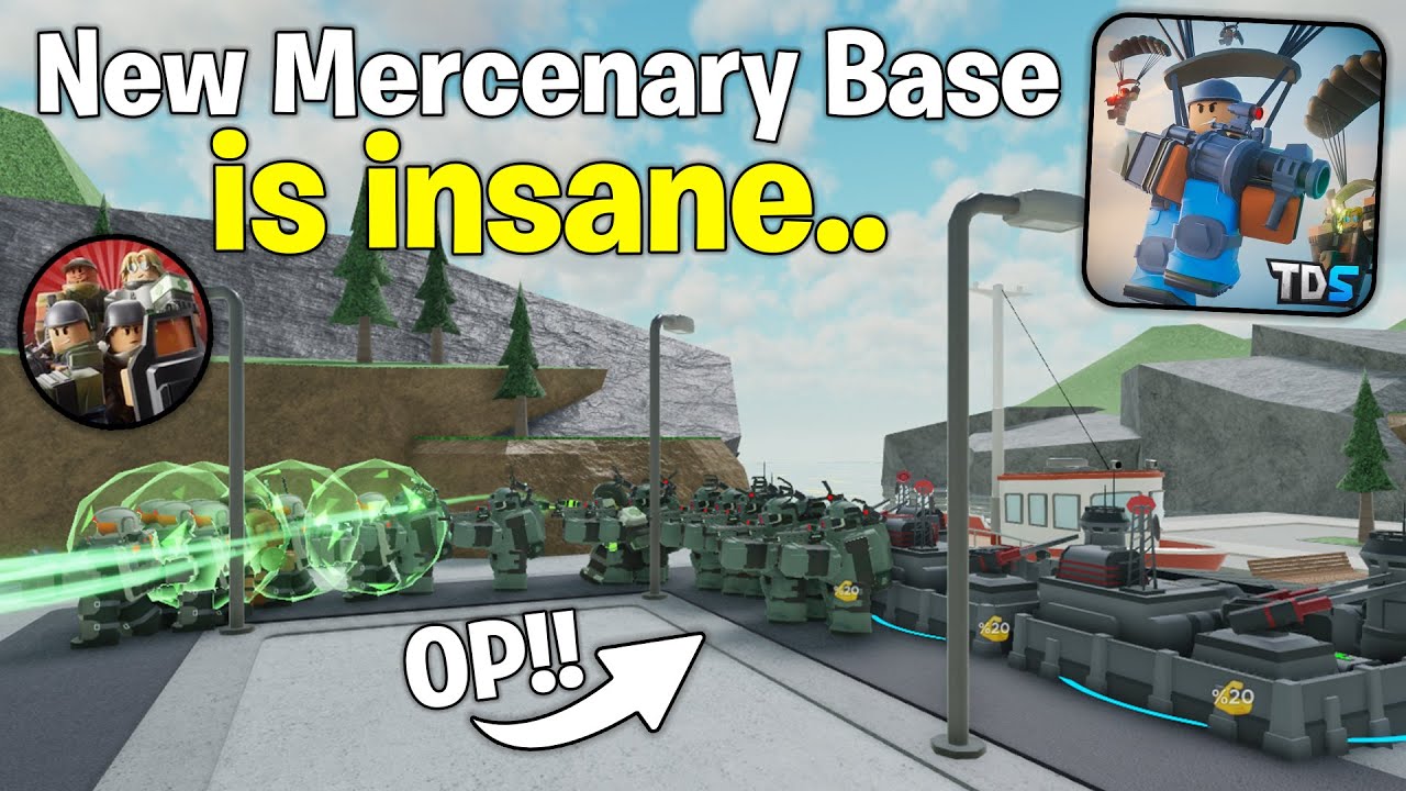The Mercenary Base is really insane.. A Tower Review.. | Roblox Tower ...