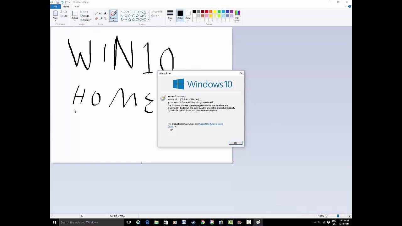 Windows 10 Home In 2009 HP PC - YouTube