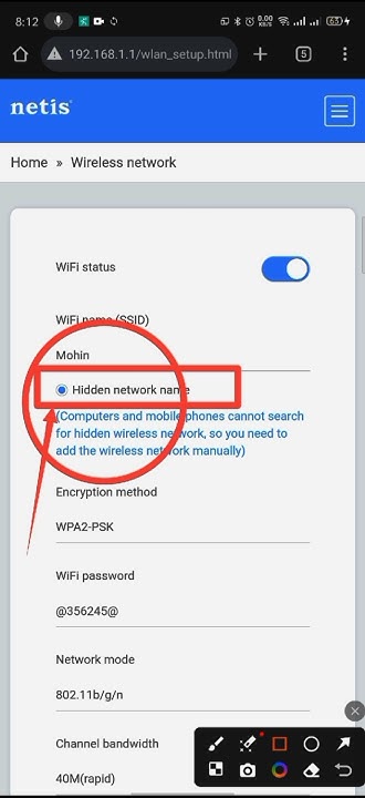 Hide Netis Wifi Router। How To Hide Wifi Network Netis। Hide Wifi Netis Router & Connect Your ...