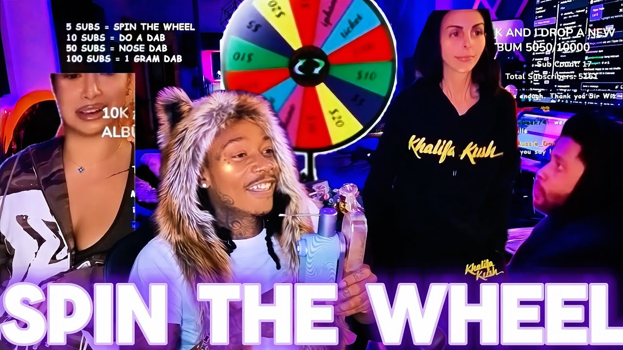 [FULL STREAM] WIZ KHALIFA And FRIENDS Play SPIN THE WHEEL - YouTube