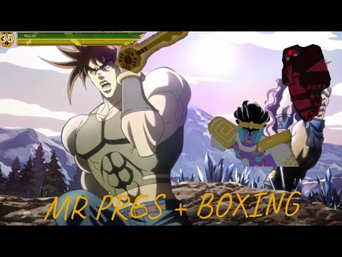 YBA: MR PRESIDENT BOXING (BUILD + FIGHTING ONI) - YouTube