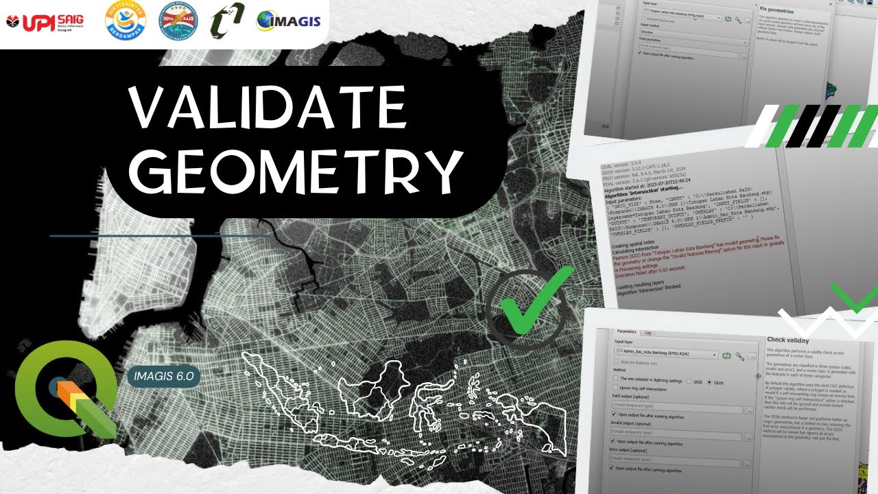 Validate Geometry dan memperbaiki Invalid Geometry di QGIS - YouTube